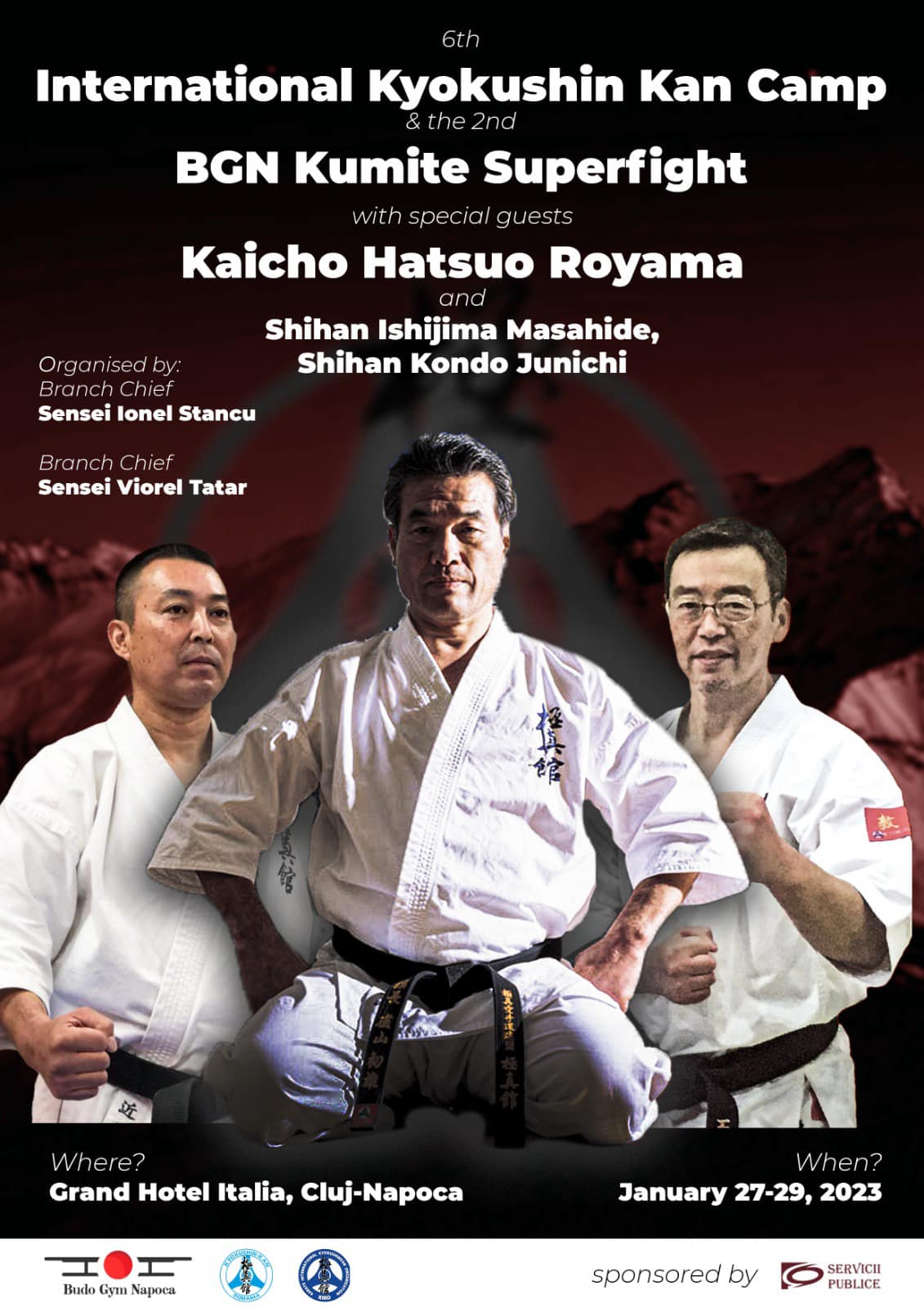 Kyokushin-Kan camp with Kaicho Hatsuo Royama - Time to be United!